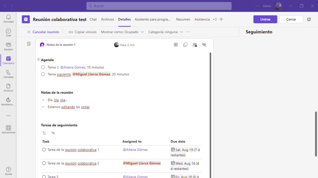 🧑🏻‍🚀🚀 BOOST 🏻 Reuniones eficaces de Teams gracias a las notas ...